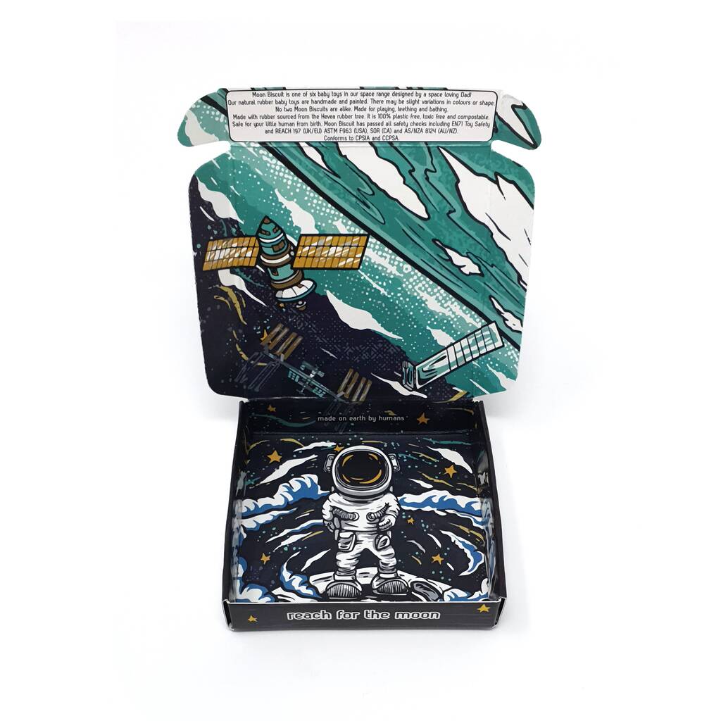 Moon Toy. Baby Teether. Baby Gift. Space Themed Toy. Easy To Hold ...