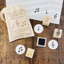 Musical Notes Rubber Stamp Teacher Gift Set By Skull and Cross Buns ...
