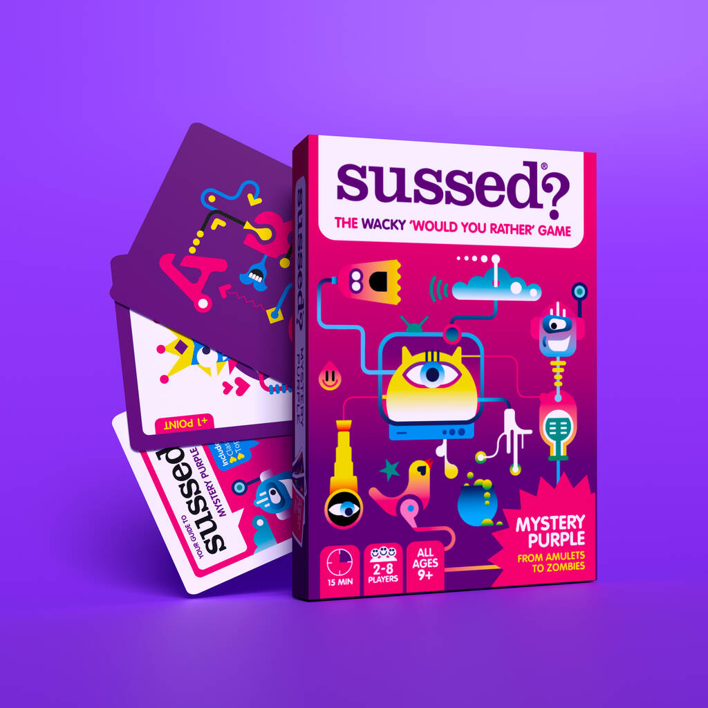 Sussed: Mystery Purple Edition By Games to Get | notonthehighstreet.com