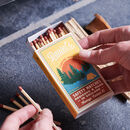 Personalised Vintage Style Camping Matchbox And Matches By Oakdene ...