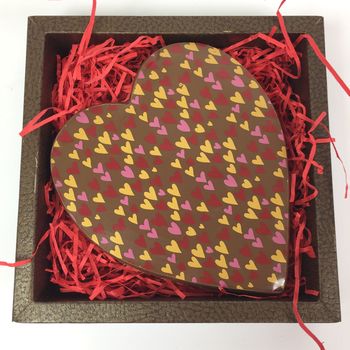 Large Milk Chocolate Heart Gift For Valentines Day By Cocoapod ...
