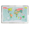 World Map By The Future Mapping Company | notonthehighstreet.com