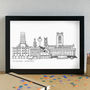 Liverpool Landmarks Skyline Art Print Unframed By Becka Griffin ...