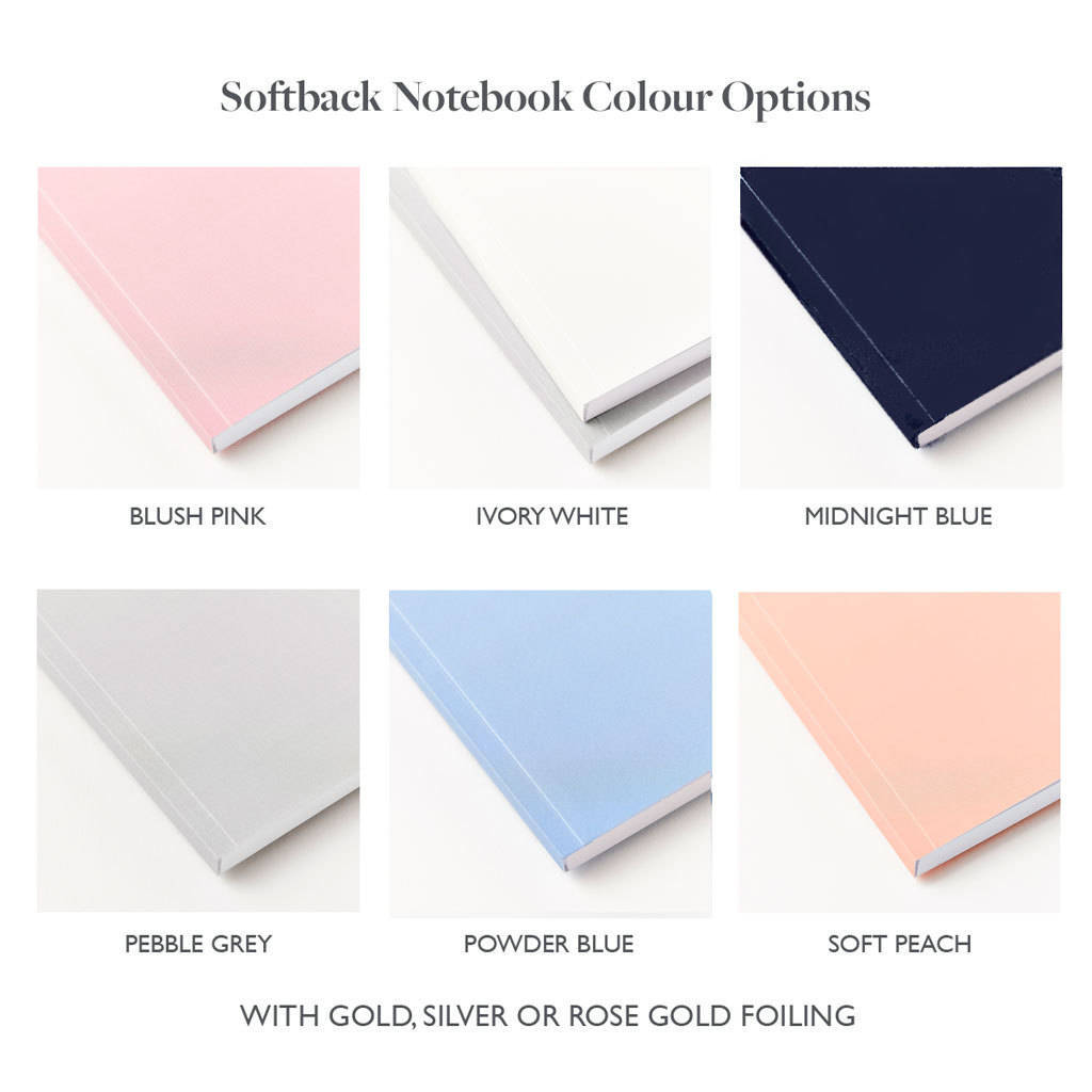 Personalised Flower Girl Softback Notebook By Martha Brook