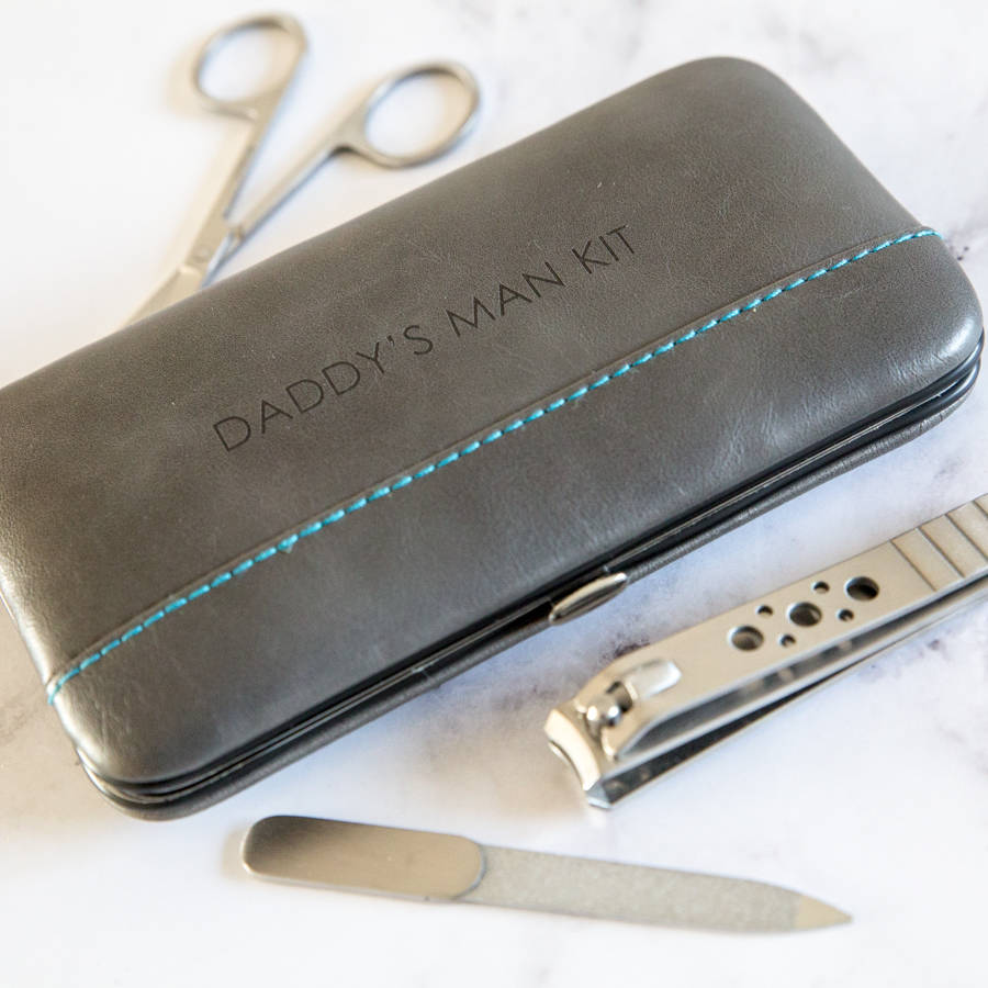 personalised mens manicure kit by ginger rose | notonthehighstreet.com