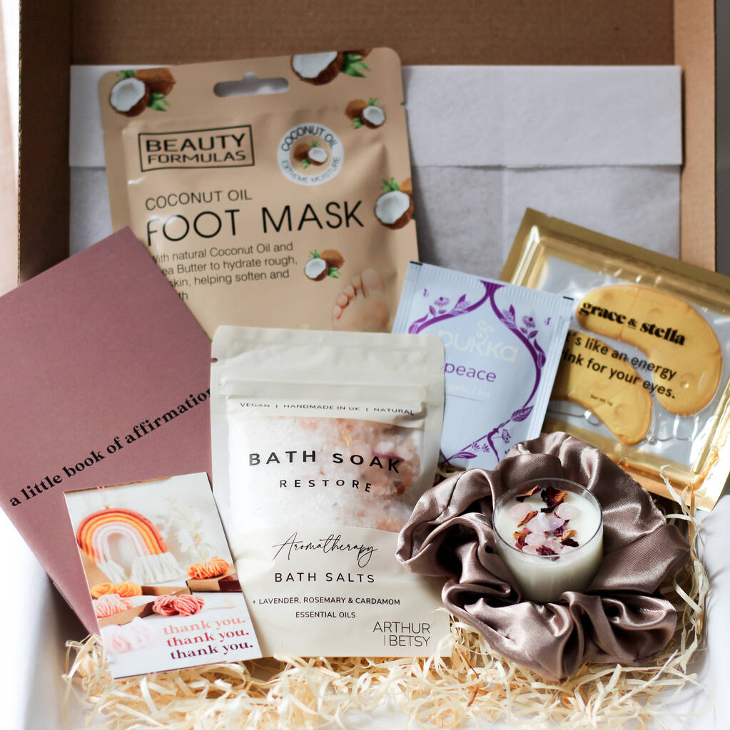 Self Care Pamper Hamper By MTH Craft Studio | notonthehighstreet.com