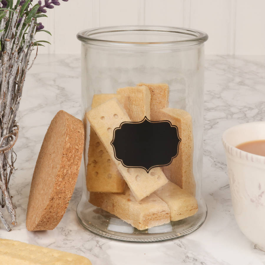 decorative chalkboard storage jars by dibor | notonthehighstreet.com