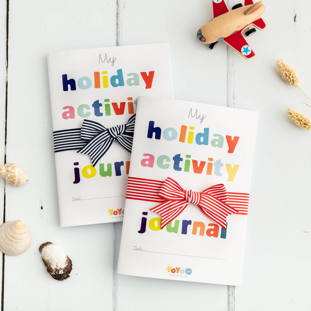 Kids Holiday Activity Journal By Yo Yo Me | notonthehighstreet.com