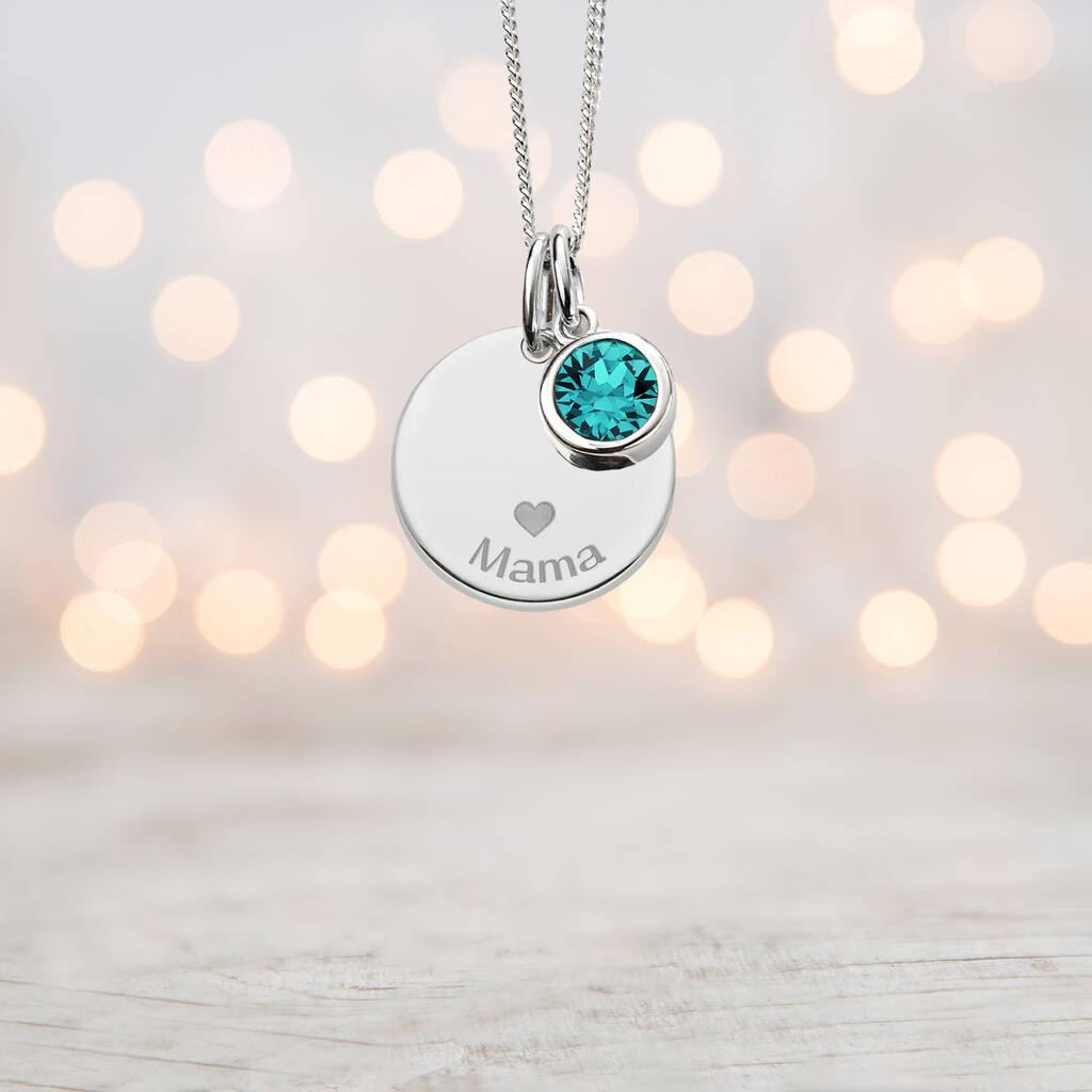 Personalised December Birthstone Necklace By Songs of Ink and Steel ...