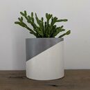 Handmade Slanted Plant Pot By Four Homeware | notonthehighstreet.com