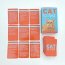 100 Cat I.Q. Test Cards By Nest | notonthehighstreet.com
