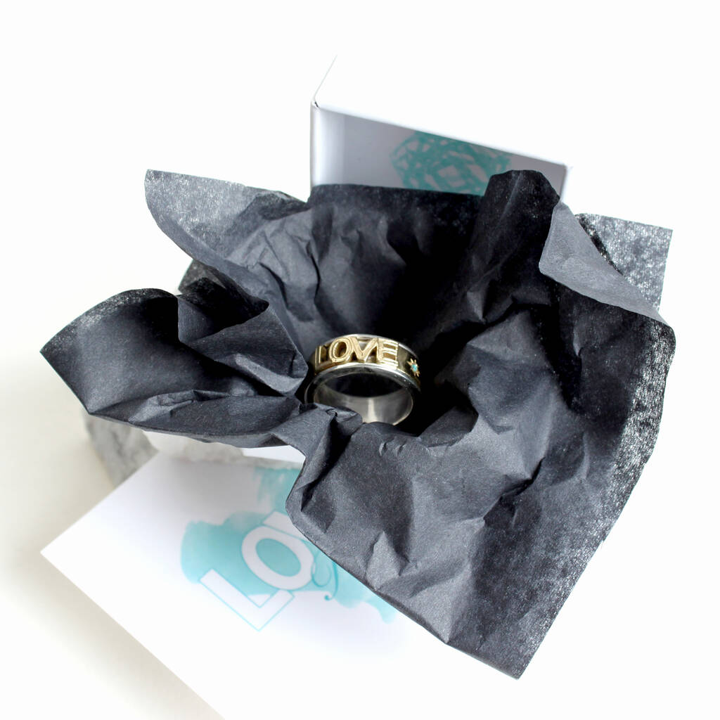 love rocks spinning ring by charlotte's web jewellery ...