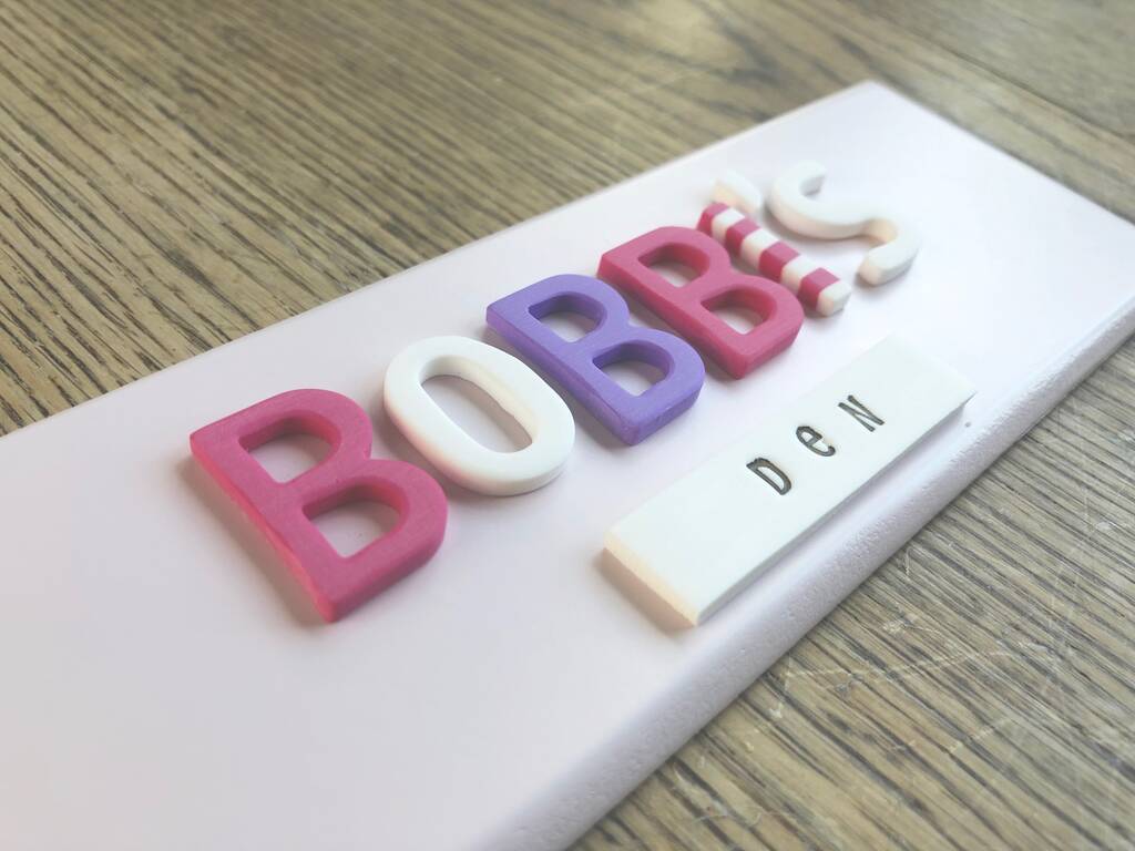 Bespoke Lettering By LittleBumpkins | notonthehighstreet.com