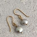 Freeform Grey Pearl Drops By Serin | notonthehighstreet.com