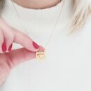 Square Evil Eye Pendant Necklace By Madison Honey Vintage ...