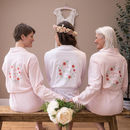 personalised spring flower girl dressing gown by sparks and daughters ...
