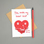 'You Make My Heart Beat' Valentine's Day Card By Sarah Ray ...