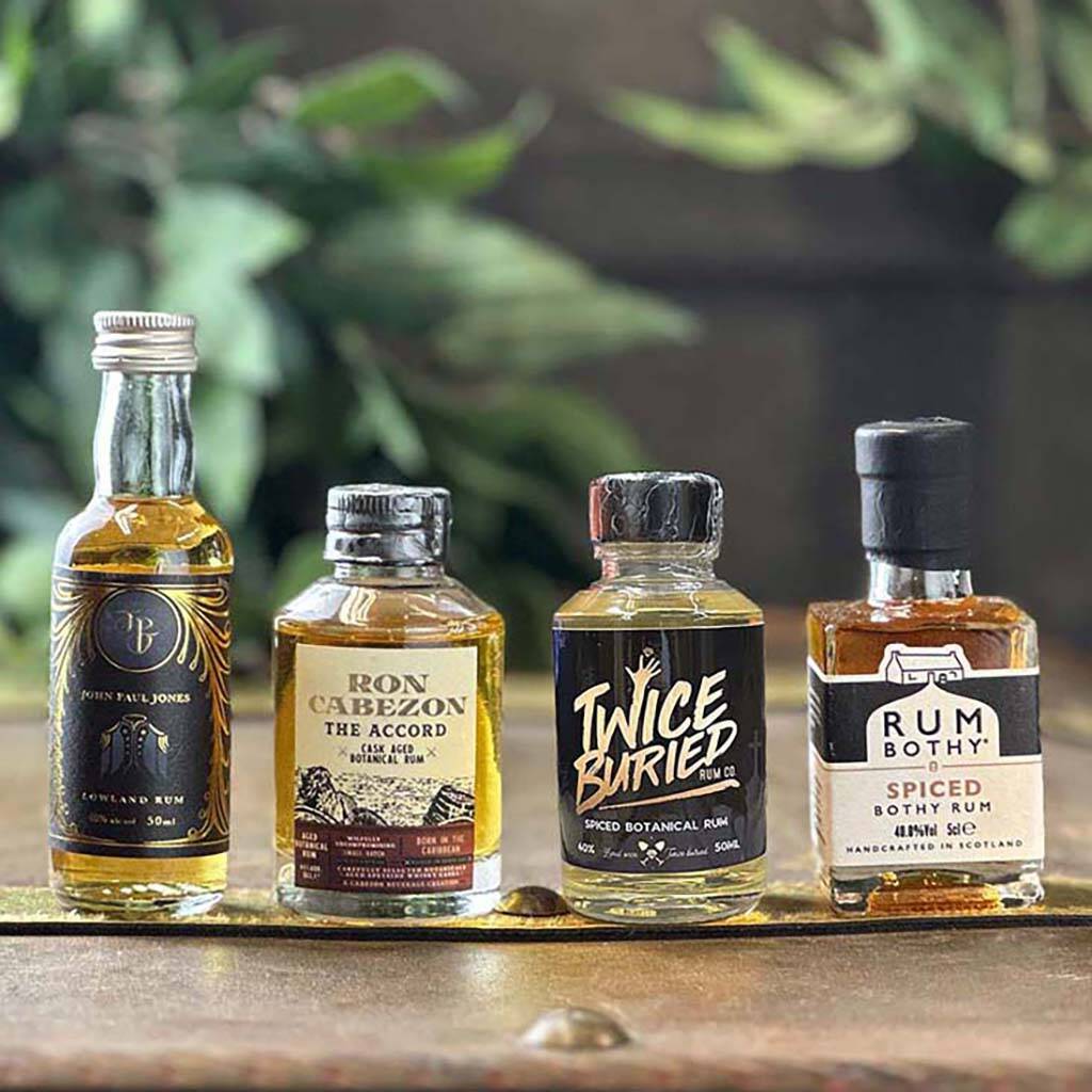 Scottish Rum Taster Set Gift Box One By The Rum Company ...