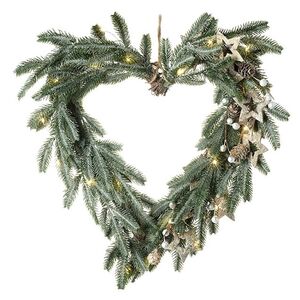 Light Up Heart Wreath With Stars By Pink Pineapple Home & Gifts ...