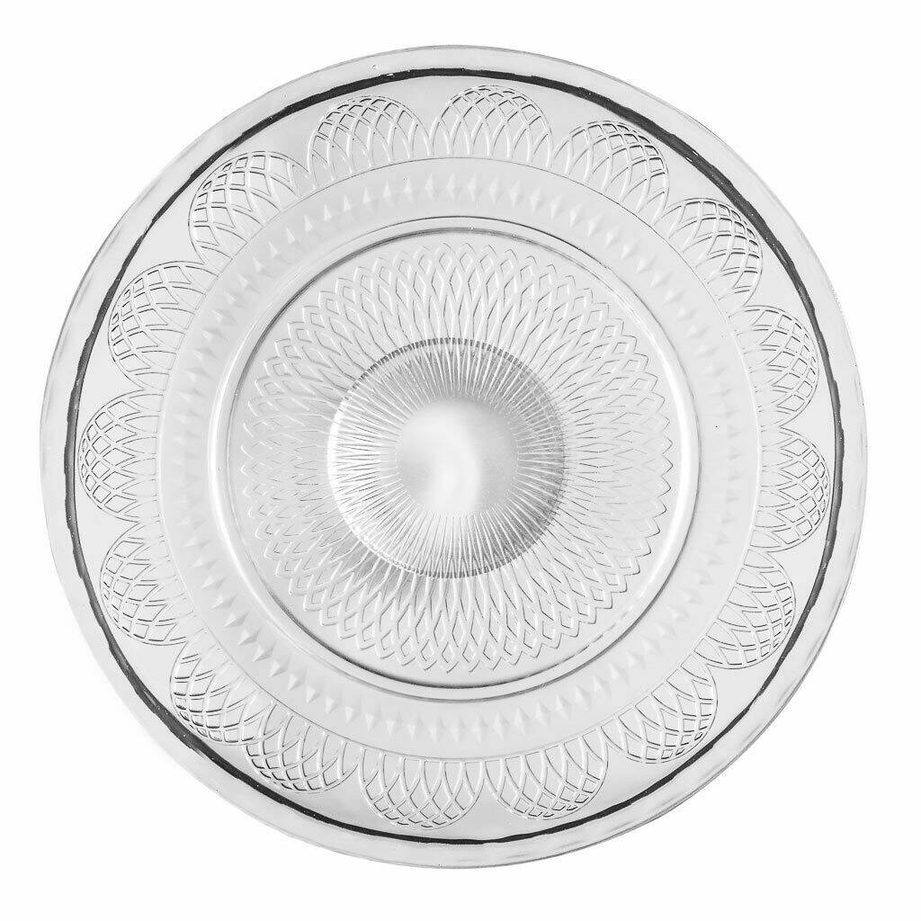 Parisian Glass Dinner And Side Plates By Dibor
