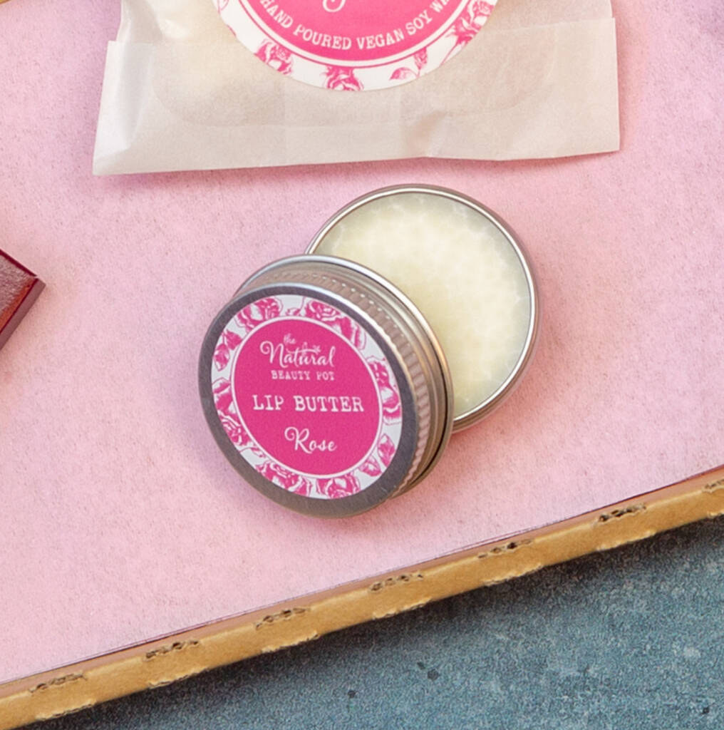 Organic Vegan Lip Butter By The Natural Beauty Pot | notonthehighstreet.com