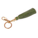 Handmade Leather Tassel Key Ring Charm By Diddywear ...