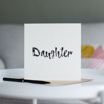 'daughter' Card By Equipp | notonthehighstreet.com