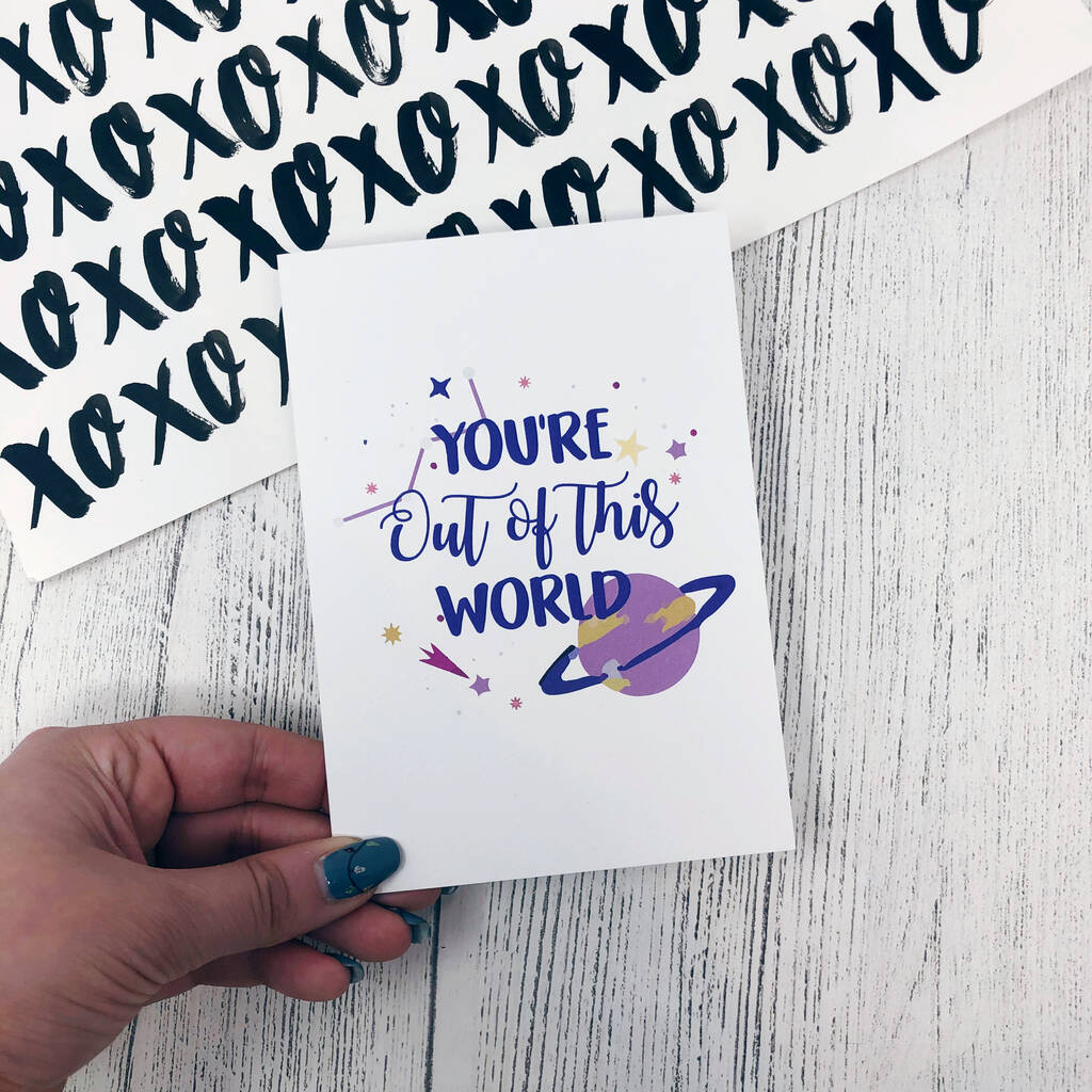 you're out of this world valentines card by xoxo designs by ruth ...