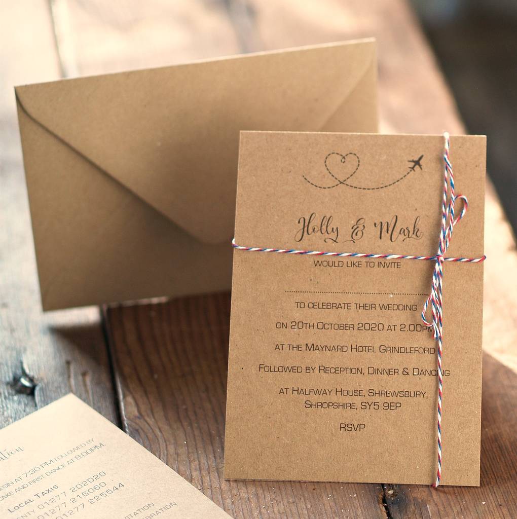 Romulusflood Overseas Wedding Invitations