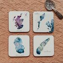 Scotland's Islands Watercolour Map Table Coasters By E Jay Design ...
