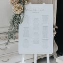 Love Story Table Plan By Lilac & White | notonthehighstreet.com
