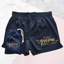 The Groom, Personalised Wedding Boxers By Weasel And Stoat ...