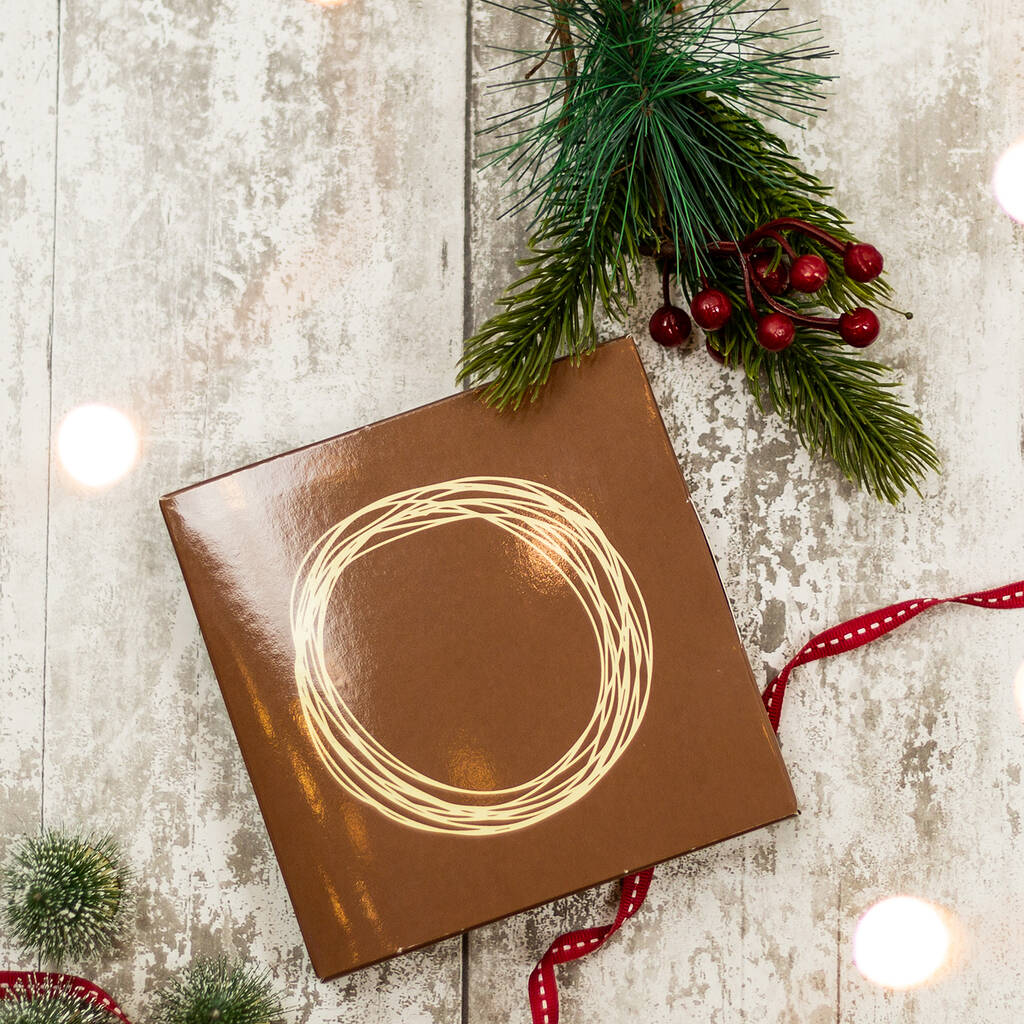 Christmas Mosaic Personalised Message Milk Chocolates By Cocoapod ...