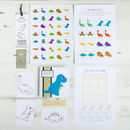 Personalised Dinosaur Activity Bundle By Little Tweet Stationery ...