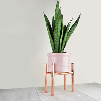 Copper Plant Stand Rectangle Base By Proper Copper Design ...