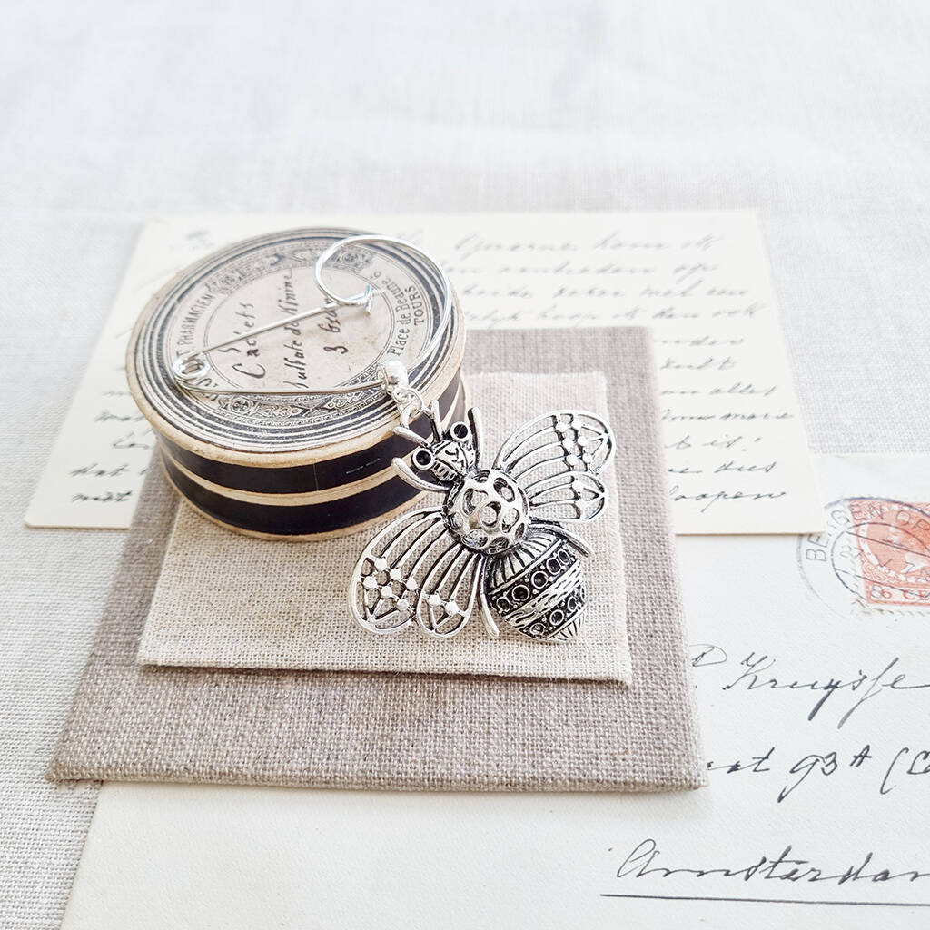 Queen Bee Swirl Pin Brooch By Zamsoe | notonthehighstreet.com