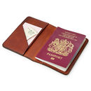 Personalised Leather Passport Holder By Man Gun Bear ...
