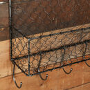 Black Wire Wall Mounted Garden Storage Rack By Dibor ...