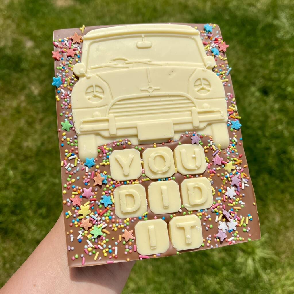 Passed Driving Test Chocolate Slab By Choc Til You Drop ...
