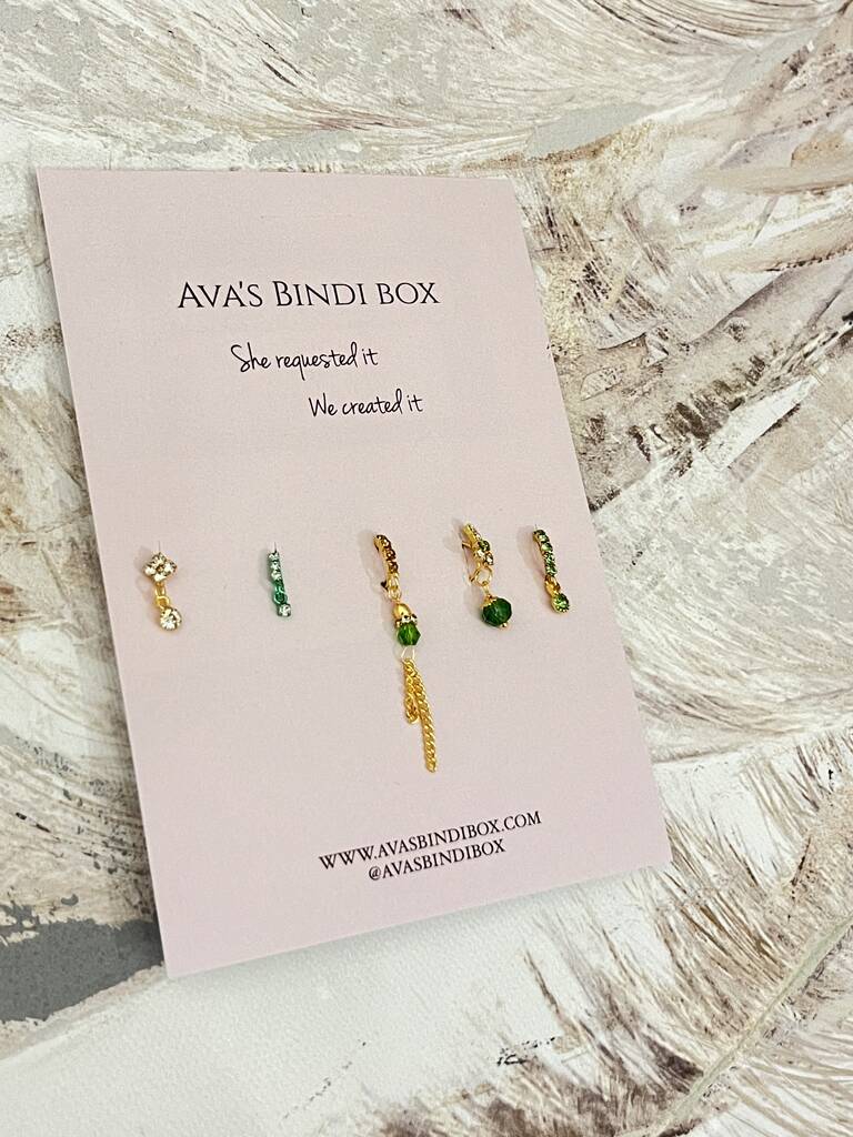 Multi Pack Mixed Nose Rings For Pierced Nose By Ava’s Bindi Box