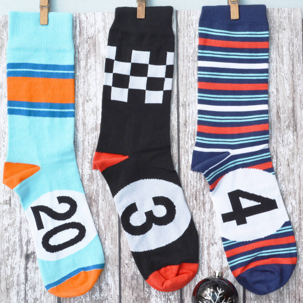 racing car socks gift set by me and my car | notonthehighstreet.com