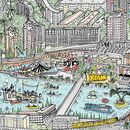 Friedrichshain Illustrated Map Print By Katherine Kannon ...