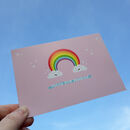 Follow Your Rainbow! Happy Mail Postcard By Little Silverleaf ...