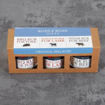 Bbq Rubs Trio Gift Pack By Ross & Ross Gifts | notonthehighstreet.com