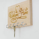 Welcome Home Key Holder By Natural Gift Store | notonthehighstreet.com