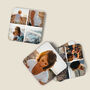 Set Of Four Personalised Photo Montage Coasters By Joyful Joyful ...