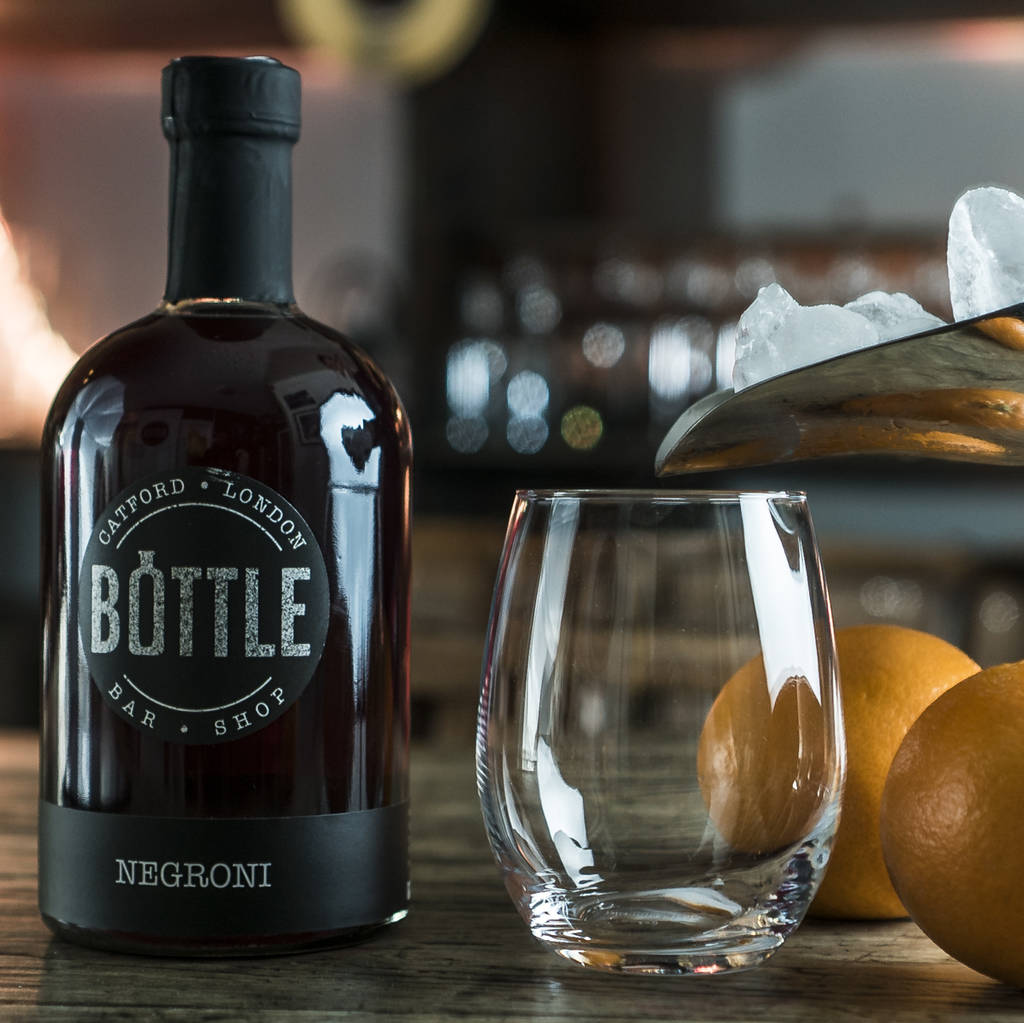 handcrafted negroni cocktail by bottle bar and shop ...