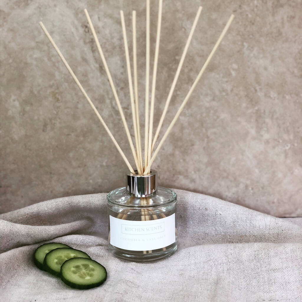 Cucumber And Earl Grey Reed Diffuser By Kitchen Scents ...