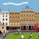 Clapham Common London Modern Retro Art Print By Natalie Singh ...