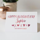 Personalised Valentines Day Card For Children By Sweetlove Press ...